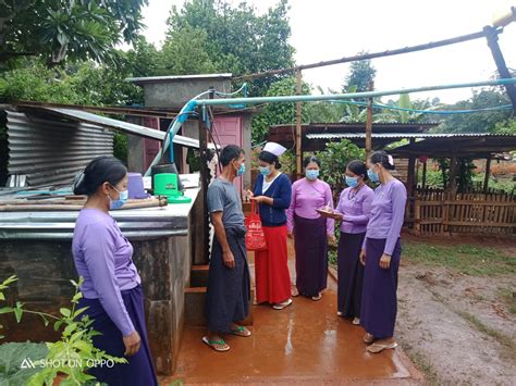 ဆီဆိုင်မြို့နယ်၌ သွေးလွန်တုပ်ကွေး ရောဂါကြိုတင်ကာကွယ်ရေး ဖုံး၊ သွန်၊ လဲ၊ စစ် နှင့် အဘိတ်ဆေးခတ်ခြင