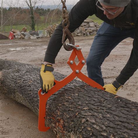 Pince Forestière Capacité 1000 Kg Pour Troncs Max 700 Mm Pince De