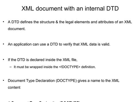 01 Xml Document Structure Ppt