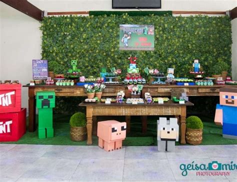 Festa Minecraft Ideias Para Inspirar Guia Tudo Festa Blog De Festas Dicas E Ideias