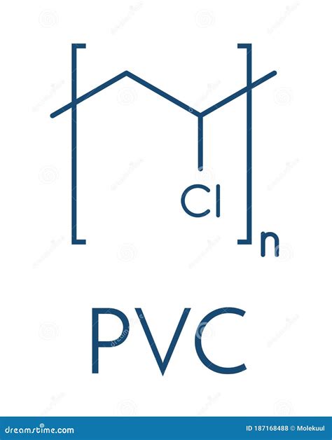 Polyvinyl Chloride Plastic Pvc Chemical Structure Used In Production