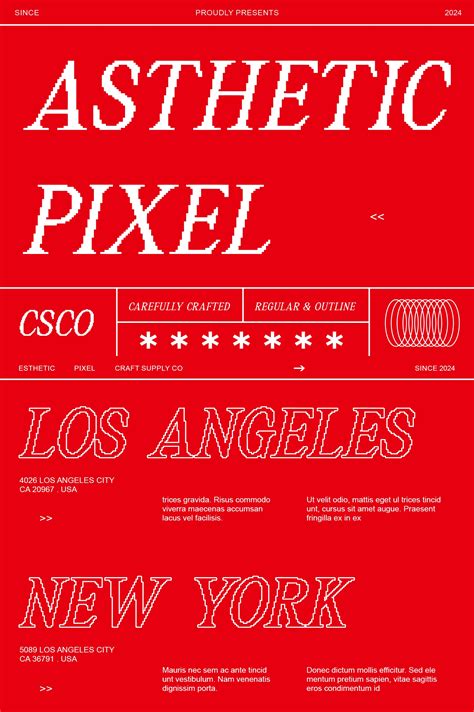 Asthetic Pixel Font The Suppply Co