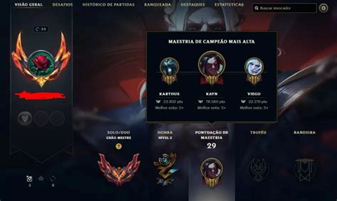 Conta Grandmaster Lol Com Dados League Of Legends Dfg