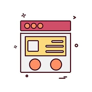 Web Design Layout Vector PNG Images Web Layouts Icon Design Vector