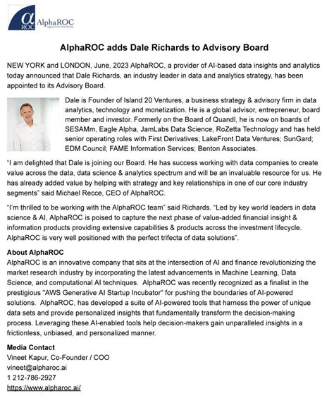 Michael Recce Posted On Linkedin