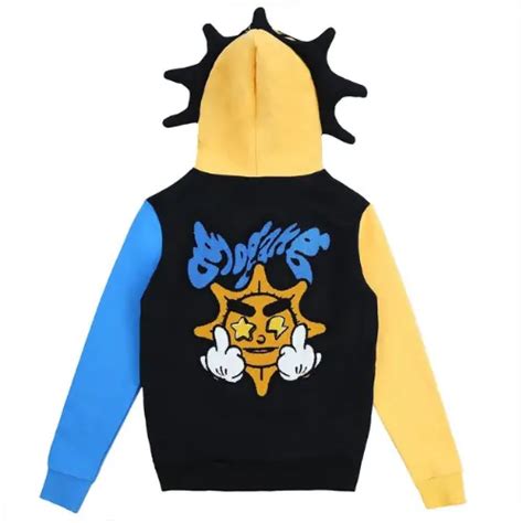 Buy Glo Gang Hoodie Full Zip Black Glo Gang
