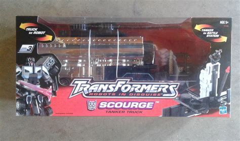 2001 Rid Scourge Black Convoy Transformers Nemesis Prime Tru 2002