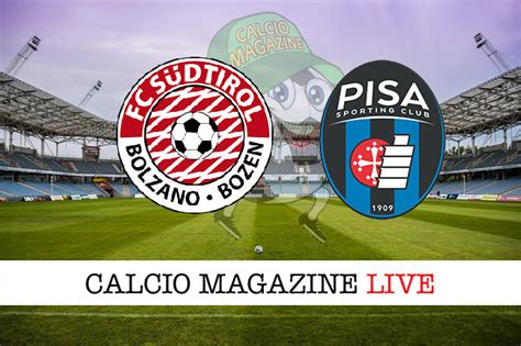 Sudtirol Pisa 1 2 Diretta Live E Risultato Finale Serie B