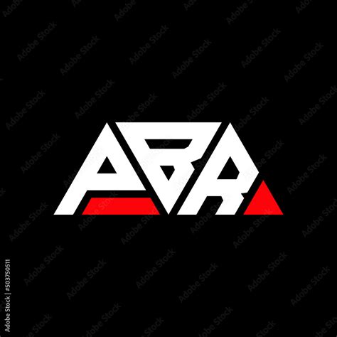 Pbr Triangle Letter Logo Design With Triangle Shape Pbr Triangle Logo Design Monogram Pbr