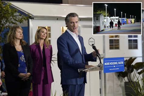 Gavin Newsom Says California To Provide 1200 Tiny Homes For Homeless