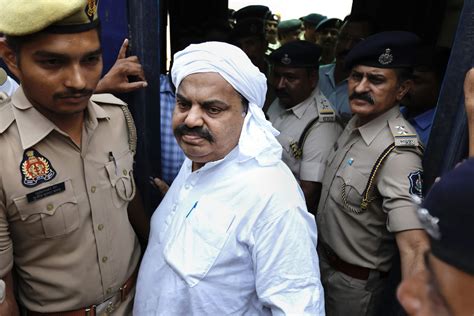 Umesh Pal Murder Case Gangster Turned Politician Atiq Ahmed Brought To