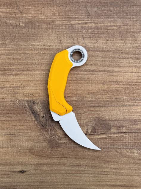 Gravity Karambit Rulmanlı Beyaz Sarı Siyah Turuncu Yeşil