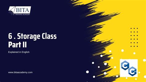 Storage Class In Cc Storage Class Storage Class Youtube