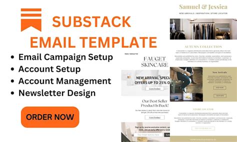Setup Substack Accountdesign Substack Newslettereditable Template