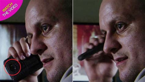 Awkward Eastenders Blunder As Stuart Halfway Holds Phone The Wrong Way