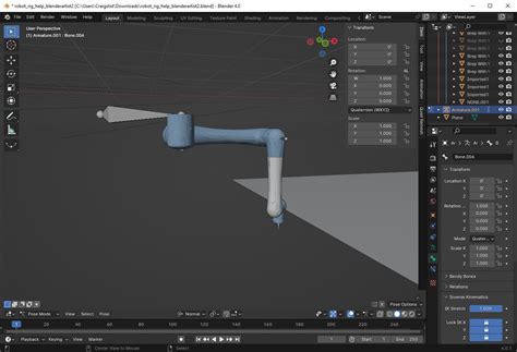 6 Axis Robot Arm Rigging Animation And Rigging Blender Artists