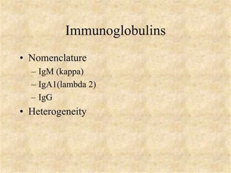 Immunoglobulins Structure And Functionppt