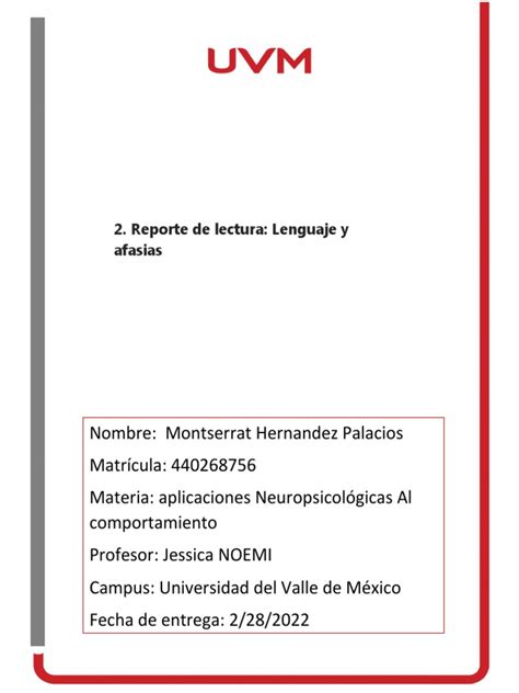 Trastornos Del Lenguaje Asociados Con Patologías Cerebrales Pdf