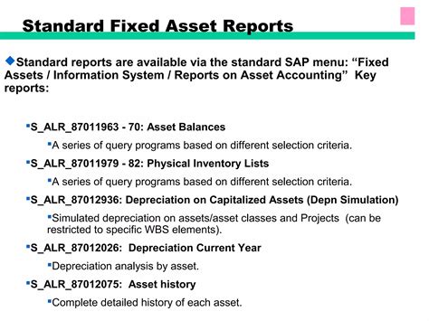 Sap Fixed Assets Accounting Ppt