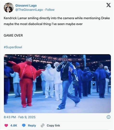 Kendrick Lamar Gets Memed For Not Like Us Super Bowl Performance