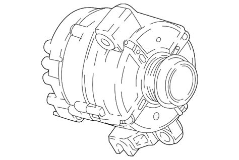 2017 2022 Gm Alternator 84129223 Gm