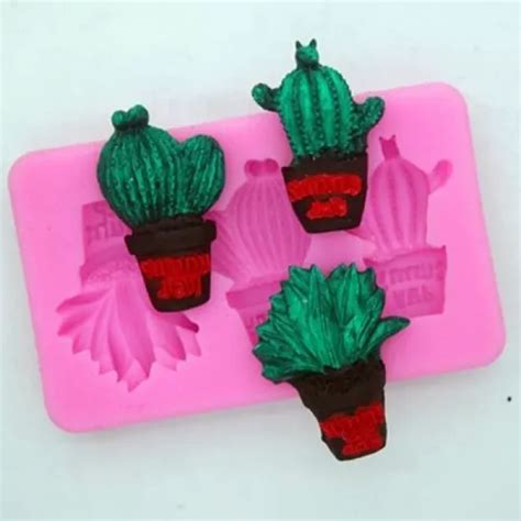 Molde De Silicone Vasos De Plantas Cactos Suculentas MercadoLivre