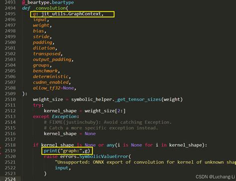 Unsupported: ONNX export of convolution for kernel of unknown shape ...