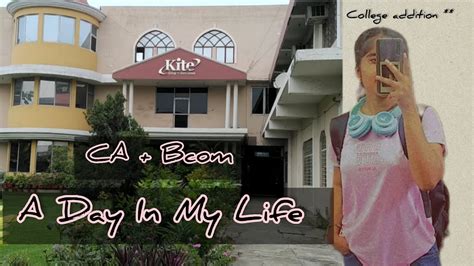 A Day In My Life CA Bcom Babe College Addition YouTube