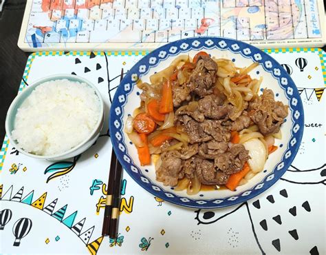 たれ漬け焼肉と野菜炒め 作ってみた Enhエクスペリエンス