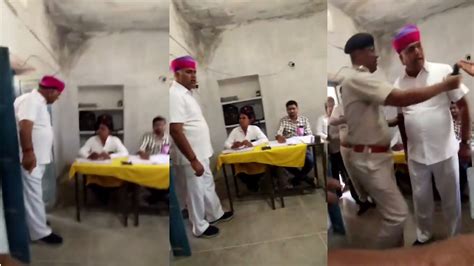 जवानों को धमकाते दिखे शेरगढ़ विधायक बाबूसिंह राठौड़ 130 मिनट के
