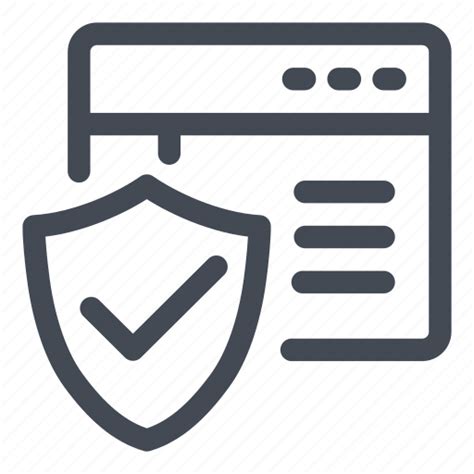 Application Secure Security Shield Valid Icon Download On Iconfinder