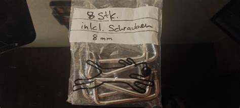 8 Stk Schubladen Schrankgriffe 8mm Messing Verchromt Kaufen Auf