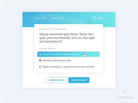 Dribbble Driving Questionnaire Ui Design Png By Ildiko Gaspar