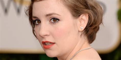 Lena Dunhams Golden Globes Dress 2014 Is Bright Photos Huffpost