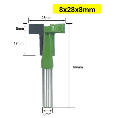 Anti Kickback Design Router Bit T Slot 8mm Shank Hand Making A Drawer