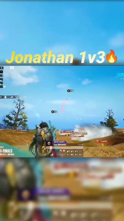 Jonathan 1v3 Bgis ☠️🔥bgmi Bgis Godlike Kraftonbgmi Shorts