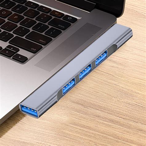 Hub Usb C Hugo Divisor 1 En 4 Salidas Adaptador Multipuerto Estación