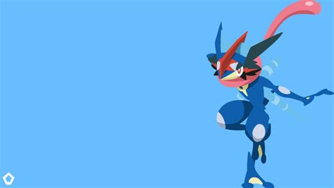 Ashs Greninjapokemonminimalist Wallpaper4k By Darkfate1720 Hd
