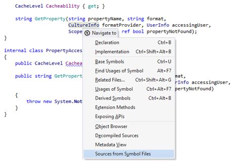 Navigation And Search Features Resharper
