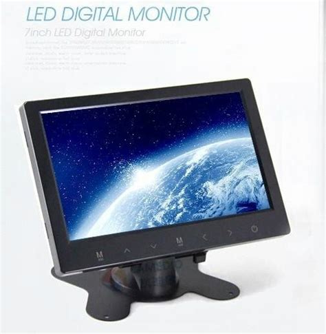 2 Av Input 7inch Stand Alone Car Tft Lcd Monitor With Touch Key