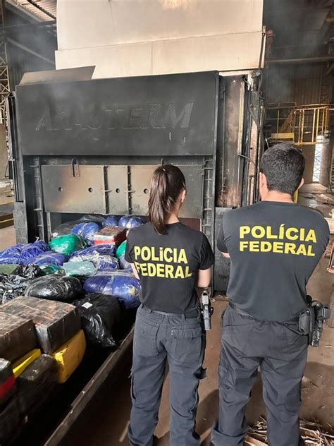 Pf Incinera Mais De Uma Tonelada De Drogas Em Marília — Polícia Federal