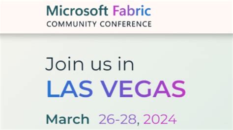 Microsoft Fabric Community Conference Community Events It
