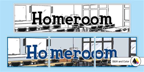 Homeroom Banner Teacher Made Twinkl