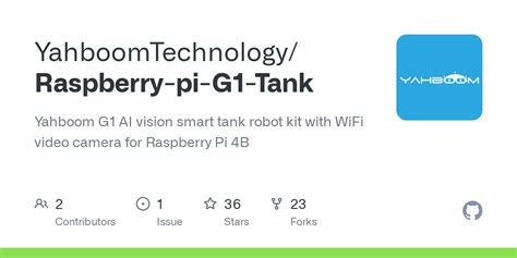 GitHub YahboomTechnology Raspberry Pi G Tank Yahboom G AI Vision Smart Tank Robot Kit With