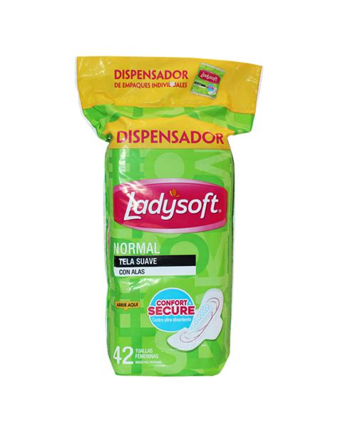 LADYSOFT TOALLAS HIGIENICAS NORMAL X 10 UN
