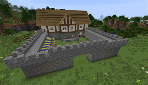 Minecraft Medieval Barracks By Cj64 On Deviantart