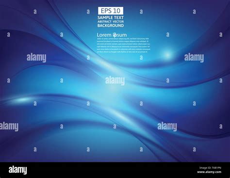Blue Color Waves Abstract Background Design Vector Illustration Stock Vector Image And Art Alamy