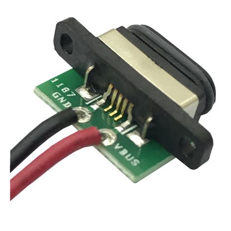 防水micro Usb母座 带板带线 阿里巴巴