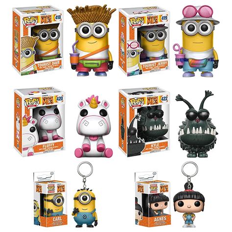 Cheap Price Funko pop Minions Decoration Action Figure PVC Vinyl Dave ...