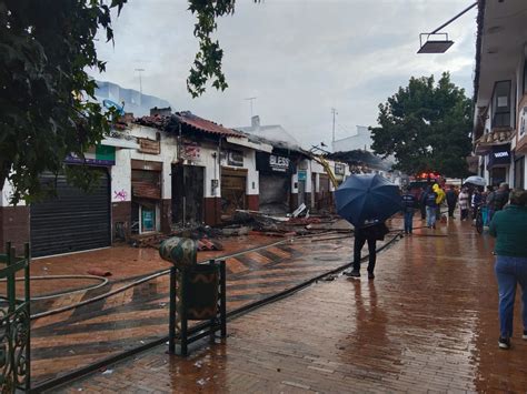 Incendio en el Centro Histórico de Chía deja hasta el momento tres personas heridas Infobae